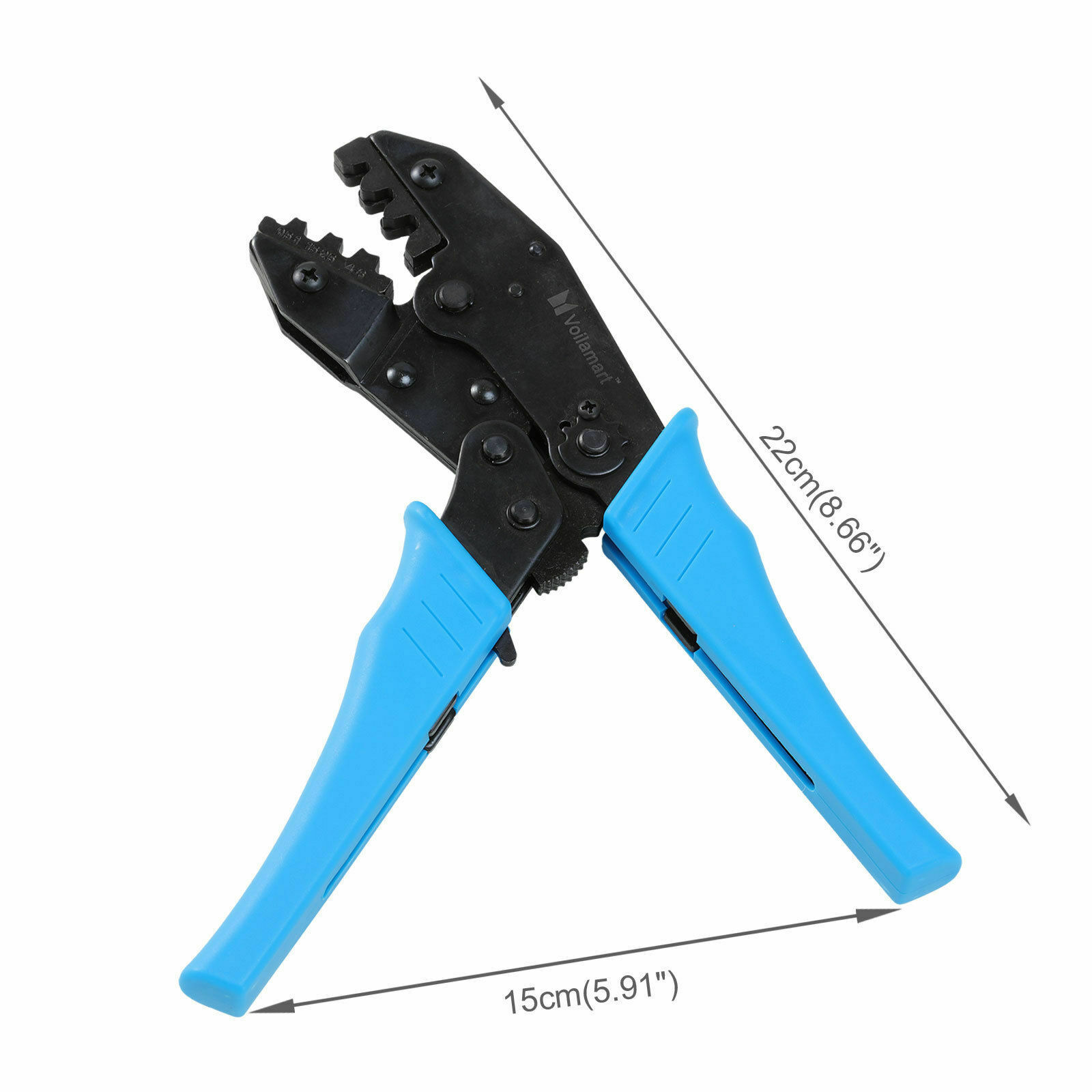 Cable Crimper Non-insulated Electrical Ferrule Ratchet Wire Plier ...