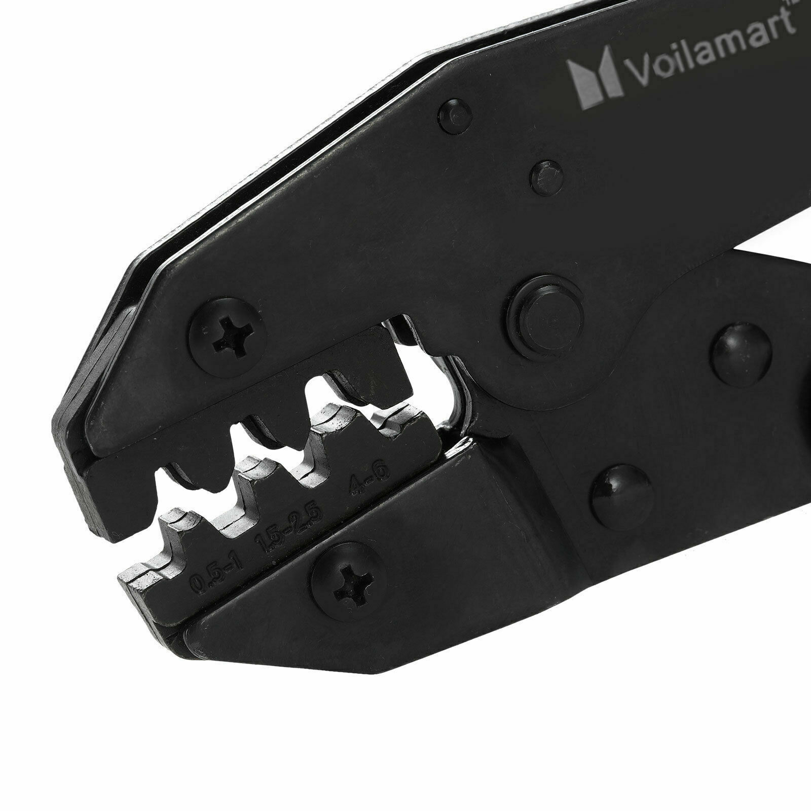 Cable Crimper Non-insulated Electrical Ferrule Ratchet Wire Plier ...