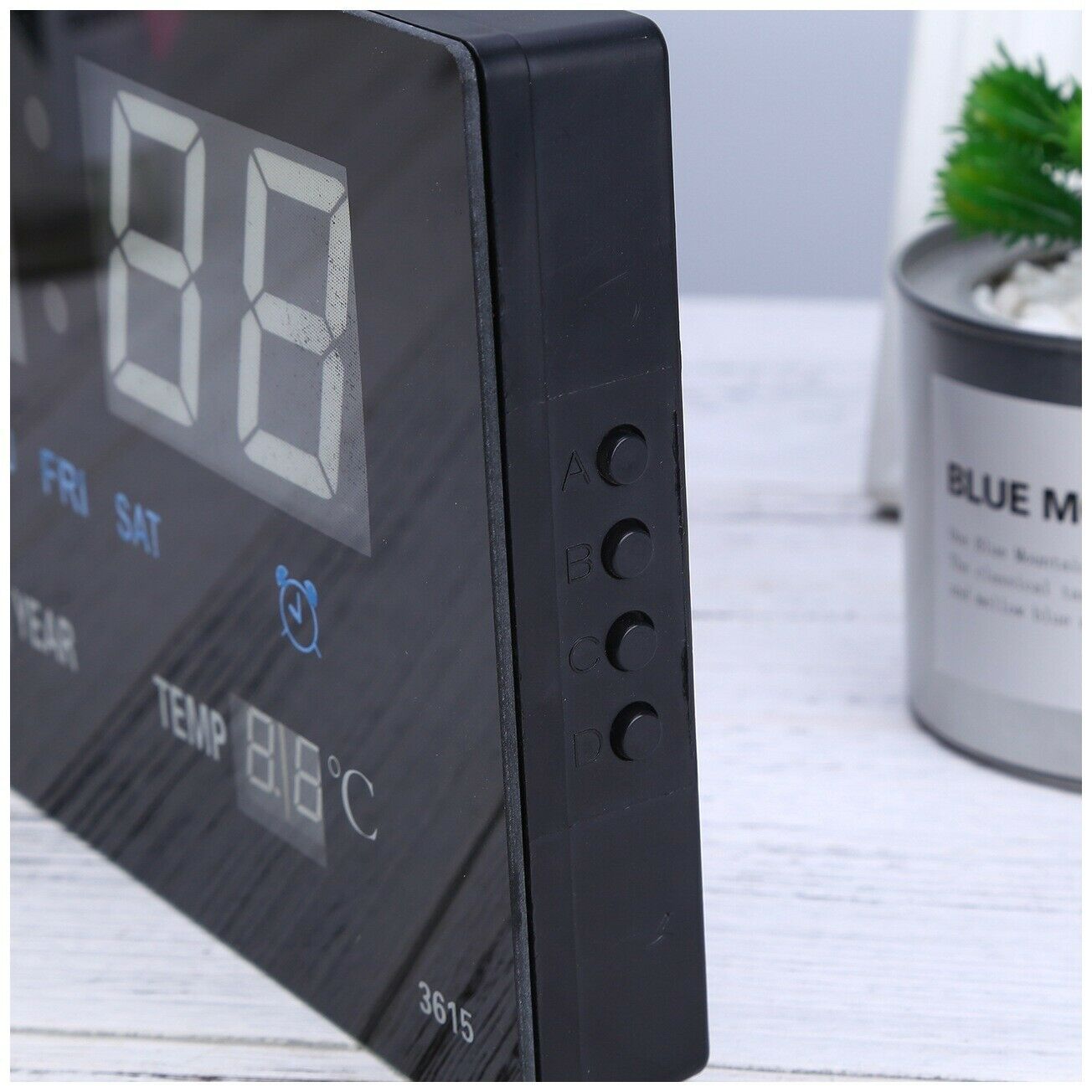 Digital Home Large Big Jumbo LED Wall Desk Clock With Calendar ...